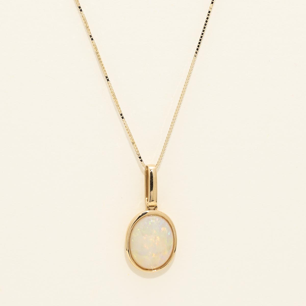 Opal bezel necklace store