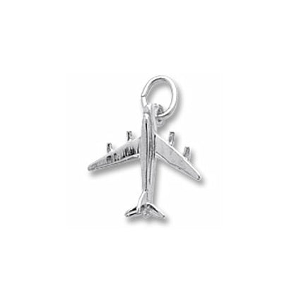 Rembrandt Airplane Charm in Sterling Silver – Day's Jewelers