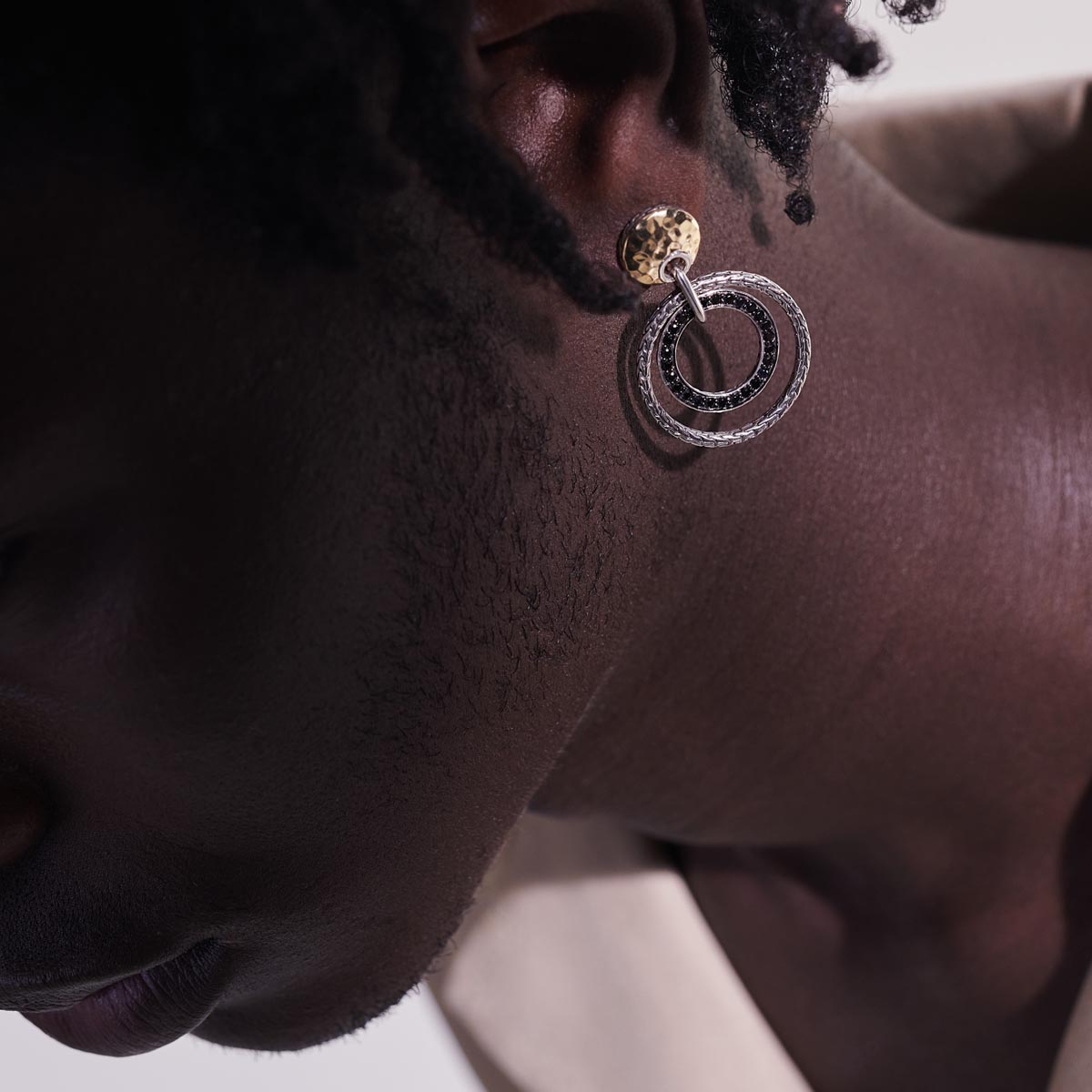 John hardy black sapphire earrings store