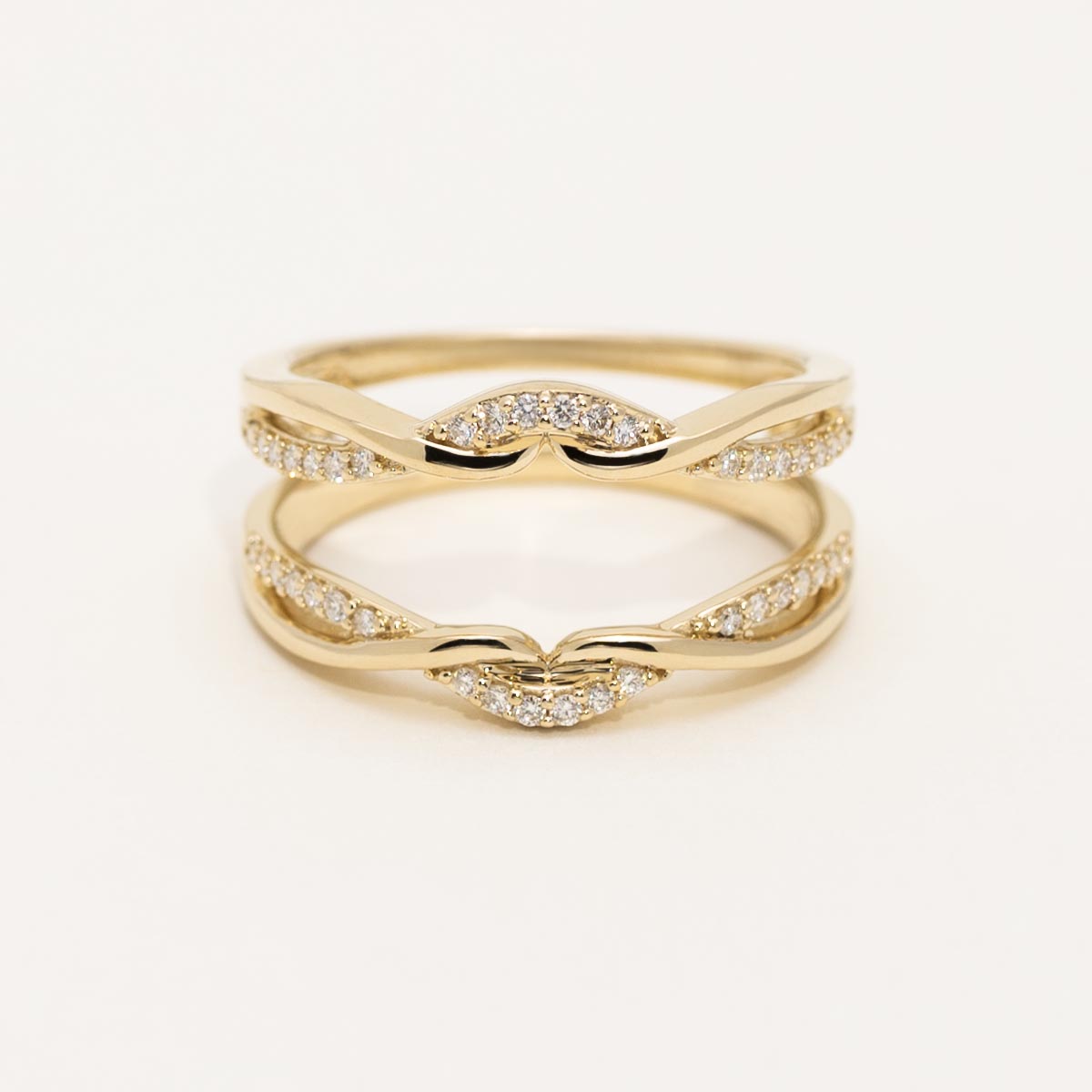 Diamond Wedding Ring Insert in 14kt Yellow Gold (1/5ct tw) – Day's Jewelers